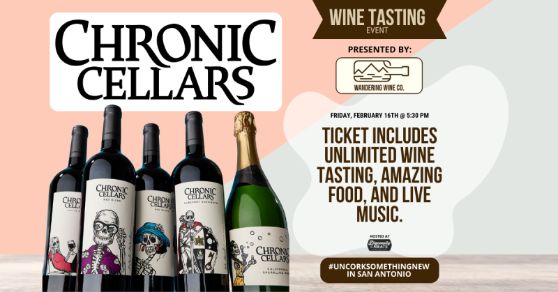 Wandering Wine Co.'s Kick-off Event With Chronic Cellars - Tickets and ...
