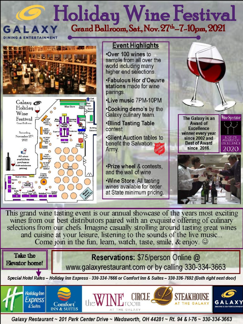 Galaxy Wine Tasting Festival - Tickets and Event Information ...